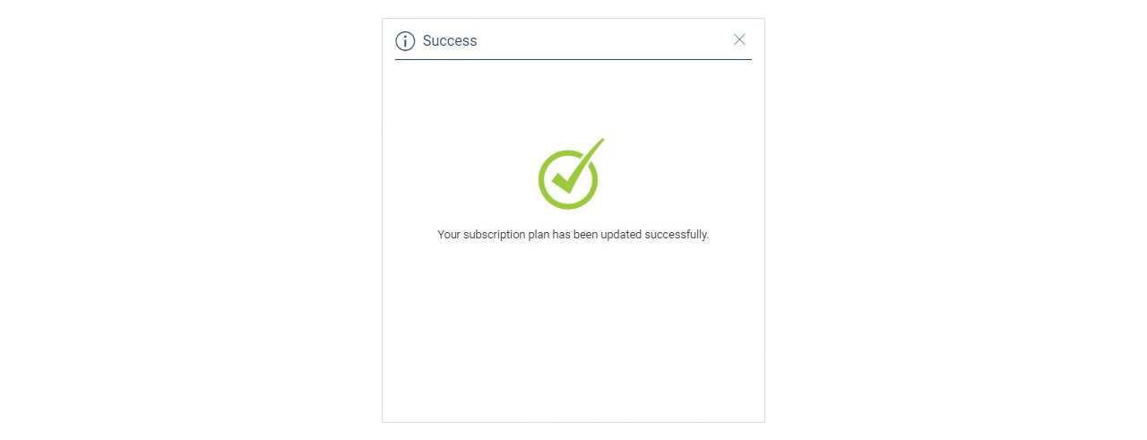 Reactivate a cancelled subscription
